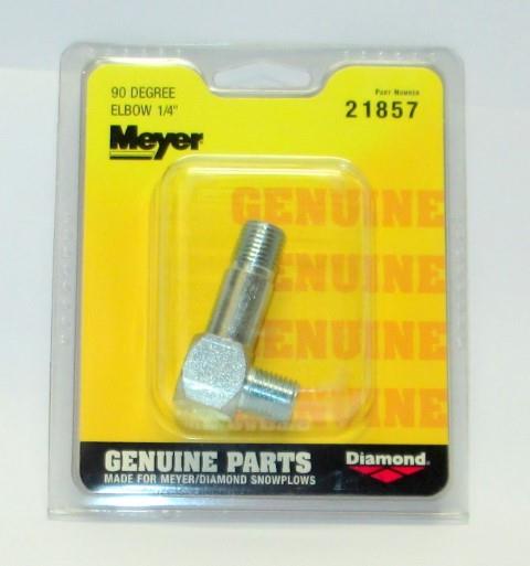 90 Degree Tall Elbow Pipe Thread Power Angle Cylinder Plow Pump Meyer Snow Plow Application